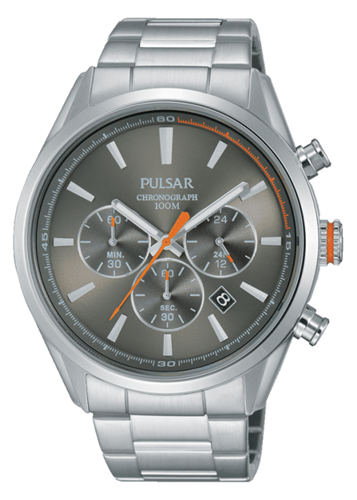 Pulsar Mens Stainless Steel PULSAR Chronograph Watch | HENRI POST ...